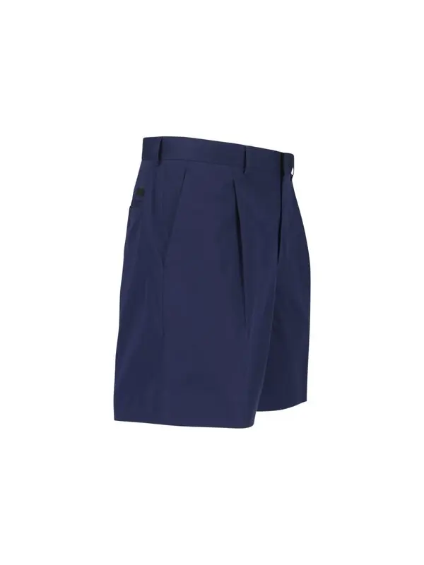 Prada Pleated Tailored Shorts