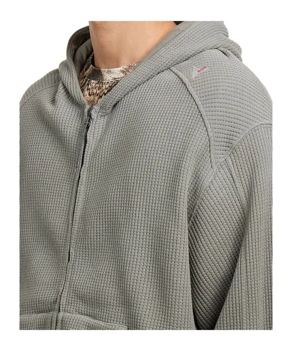 ROA Hooded Zip-up Sweatshirt - Grey