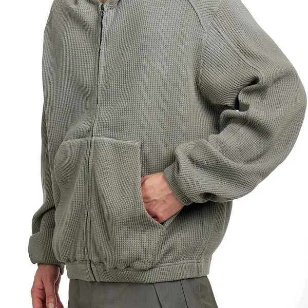 ROA Hooded Zip-up Sweatshirt - Grey