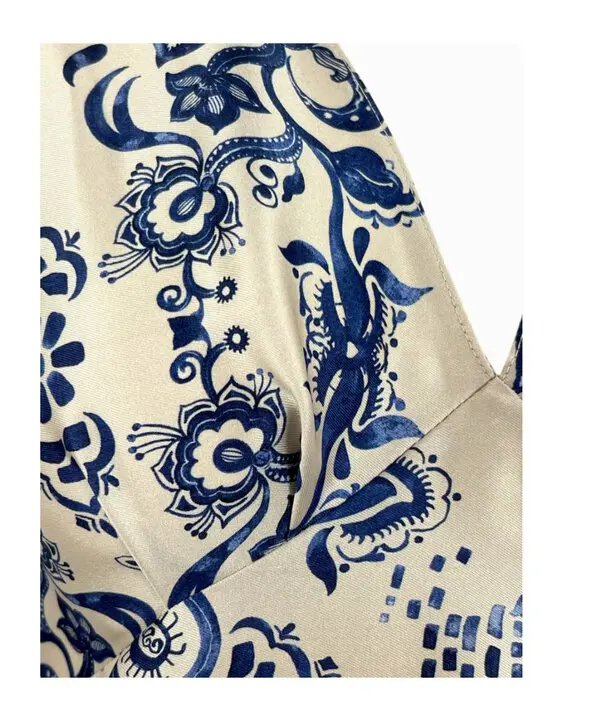 Liu Jo Sleeveless V-neck Maxi Dress With All-over Print