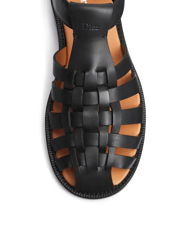 Dior Al Mare Fisherman Sandal - Black