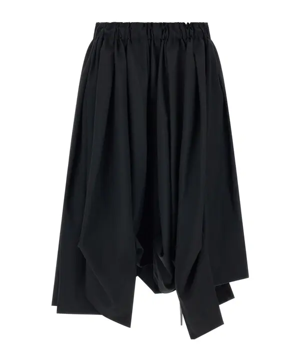 Comme Des Garçons Asymmetric Panelled Shorts - Black