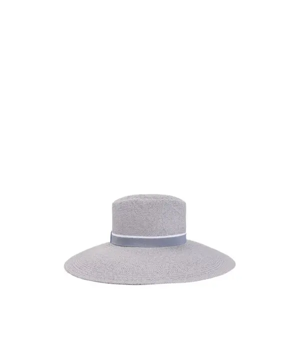 MAISON MICHEL Anne Logo Plaque Fedora