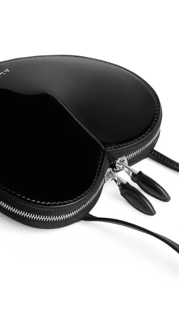 Alaïa Le Coeur Mini Heart Crossbody Bag - Black