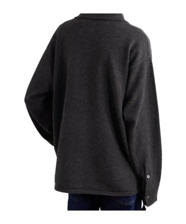 Arch4 Foxridge Organic Cashmere Cardigan - Dark Gray
