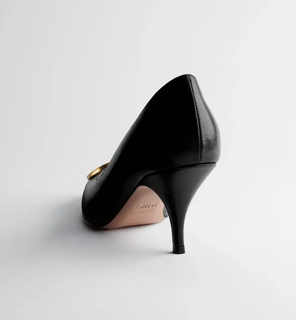 Dior Cd" Embellished Leather Pointed-toe High Heels
