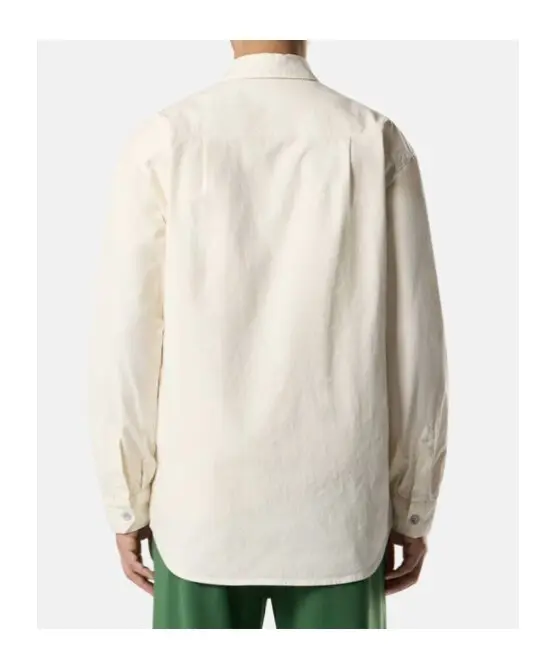 Stone Island Logo-embroidered Shirt - Ivory