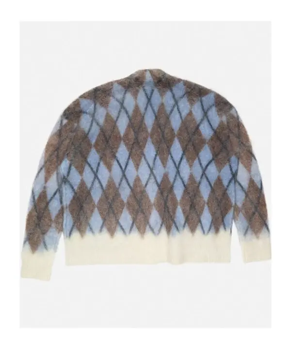 Acne Studios Argyle Pattern Cardigan - Aft