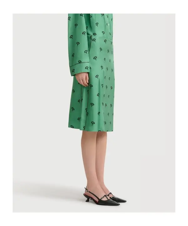Marni Midi Skirt With Floral Print