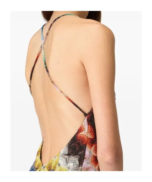 Missoni Zig-zag V-neck Maxi Dress