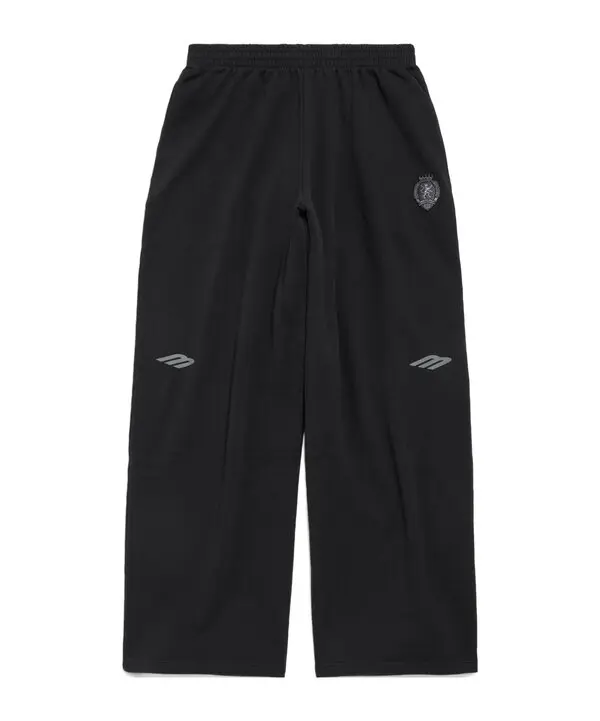 Balenciaga Logo Embroidered Baggy Sweatpants - Black