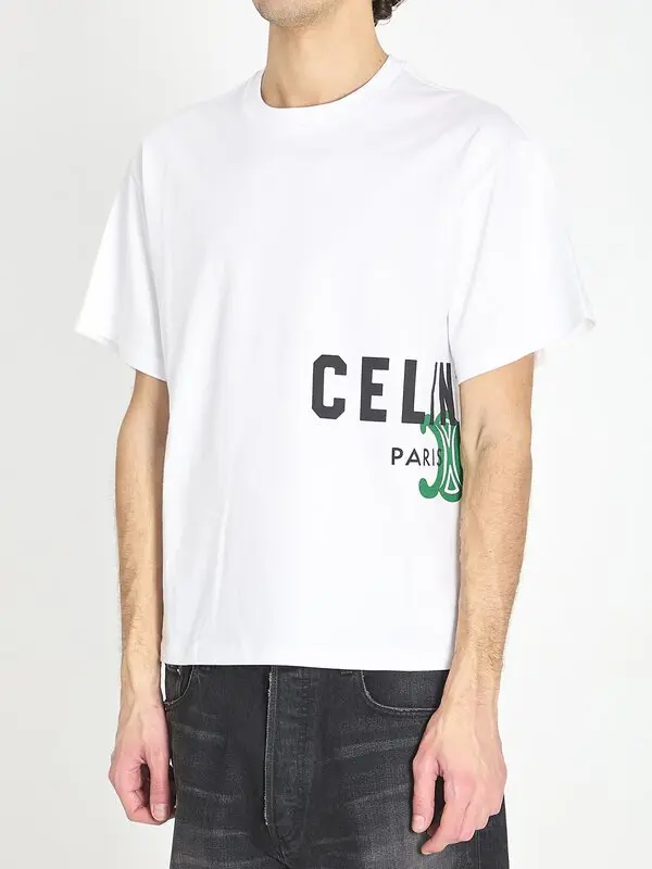 Celine T-shirt In Cotton Jersey