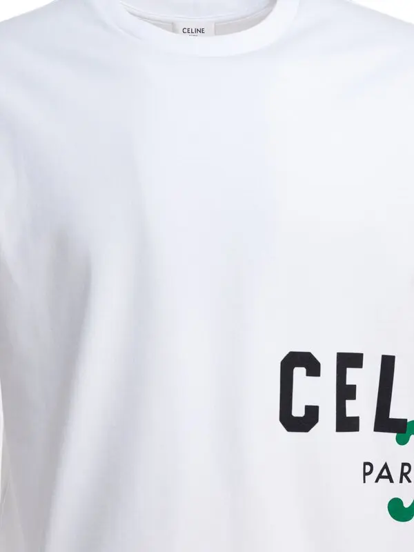 Celine T-shirt In Cotton Jersey