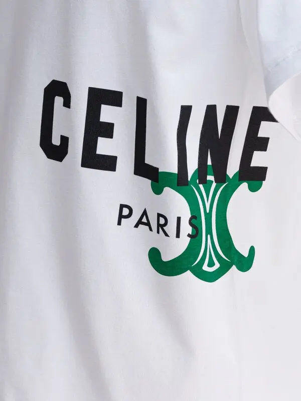 Celine T-shirt In Cotton Jersey