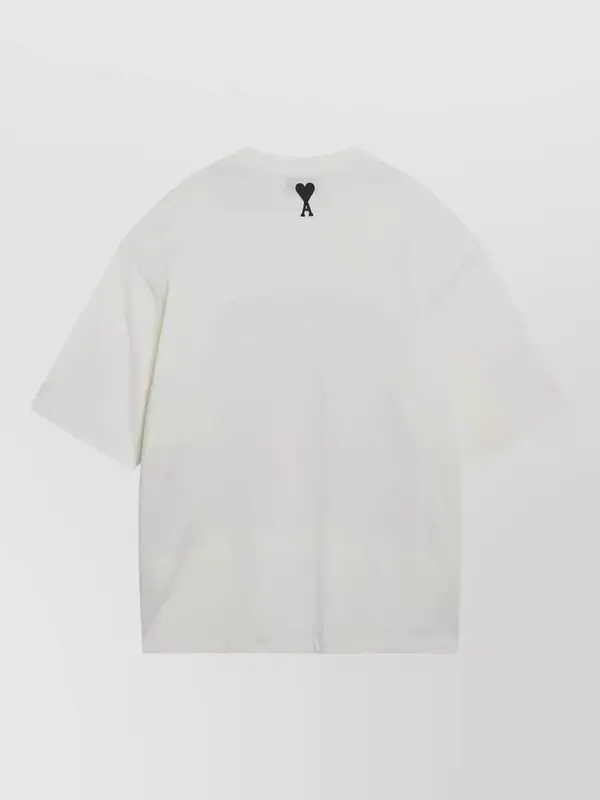 AMI Paris Logo-print T-shirt - White