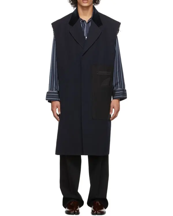 MAISON MARGIELA Four-stitch Sleeveless Coat