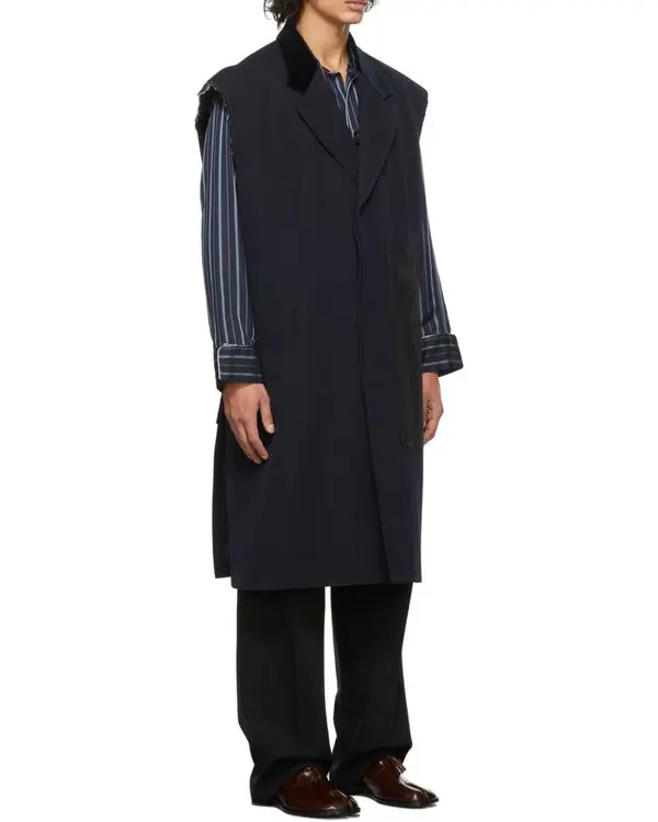 MAISON MARGIELA Four-stitch Sleeveless Coat