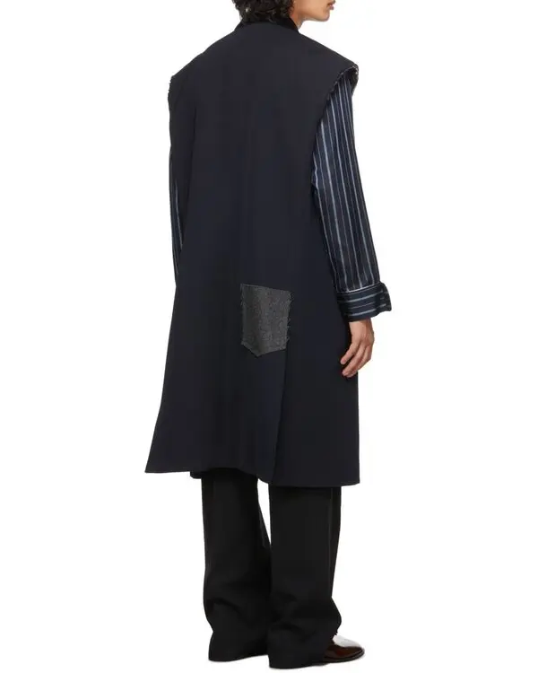MAISON MARGIELA Four-stitch Sleeveless Coat