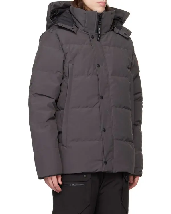 Canada Goose Zipped Hooded Down Jacket