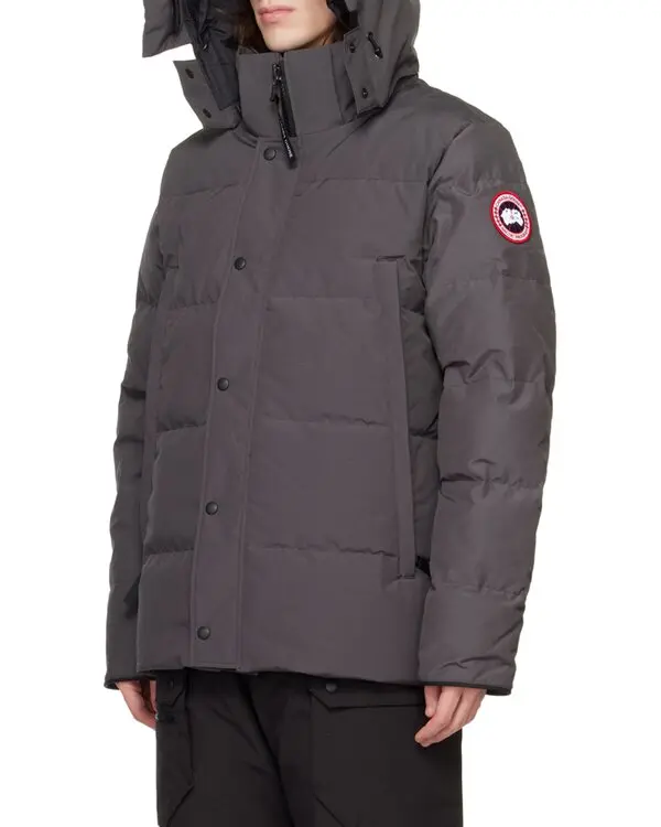 Canada Goose Zipped Hooded Down Jacket