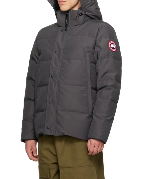 Canada Goose Zipped Hooded Down Jacket