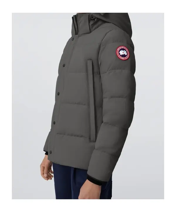 Canada Goose Zipped Hooded Down Jacket