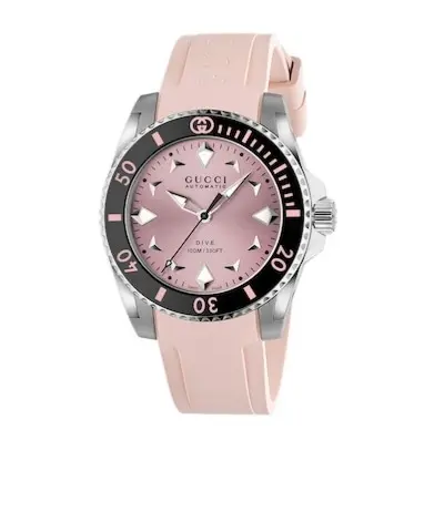 Gucci Dive Watch - Black/pink