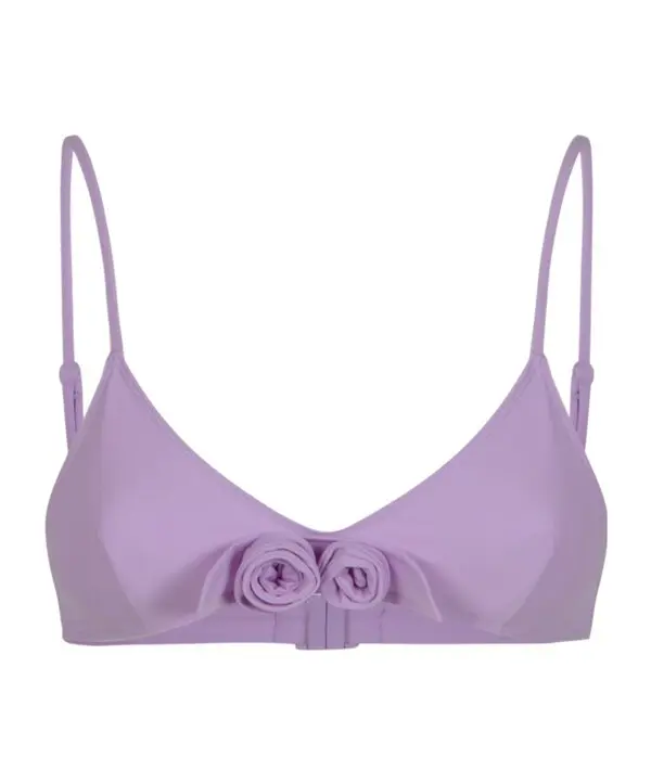 Coperni Floral Bikini Top - Purple