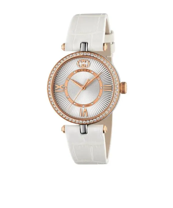 Gucci Model 2000 Watch, 30mm - White