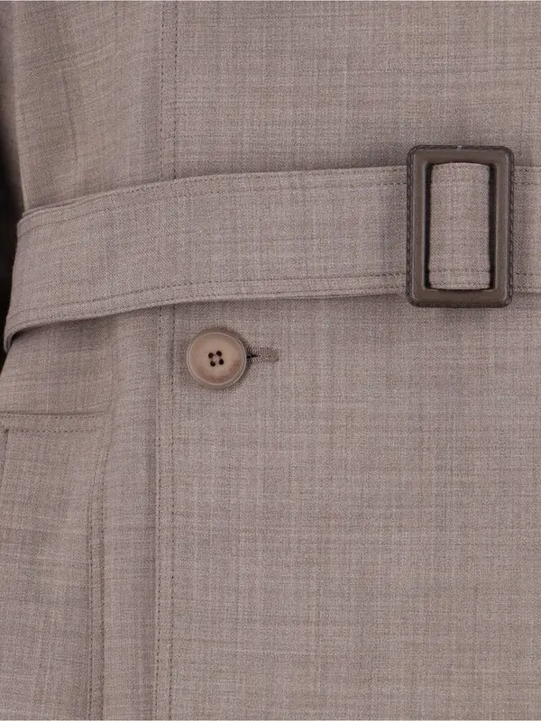 THE FRANKIE SHOP Bleecker Double-breasted Coat - Gray
