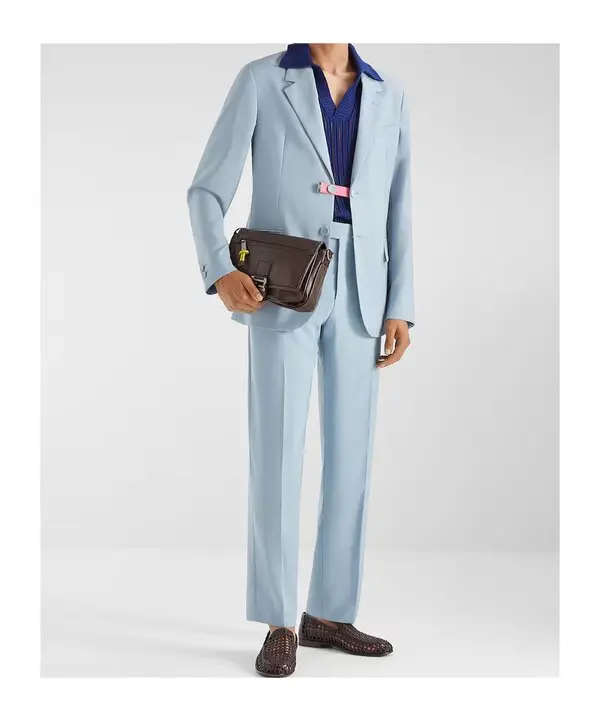 Fendi Fancy-stitch Cotton Polo Shirt