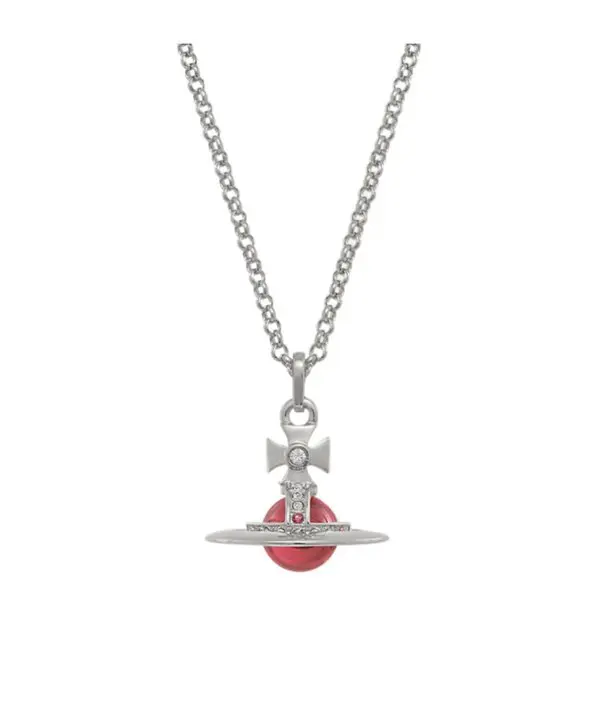 VIVIENNE WESTWOOD Orb Pendant Necklace - Gray