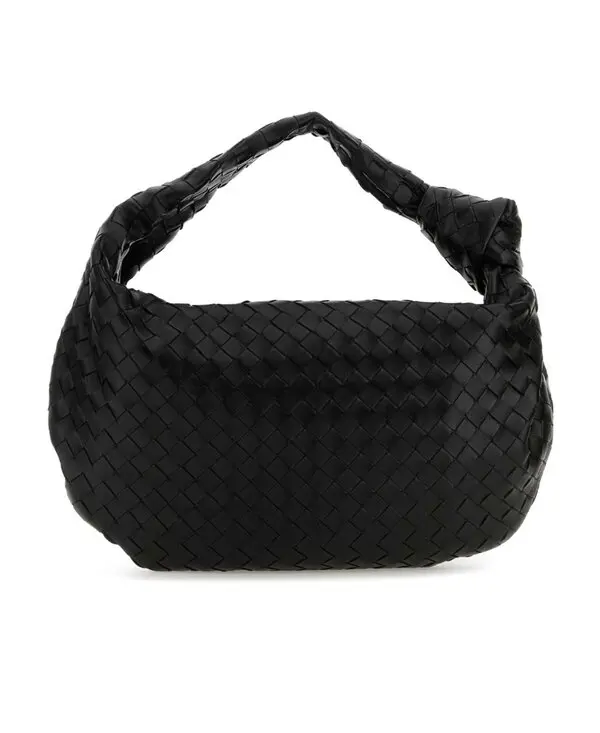 Bottega Veneta Jodie Intrecciato Small Shoulder Bag - Black