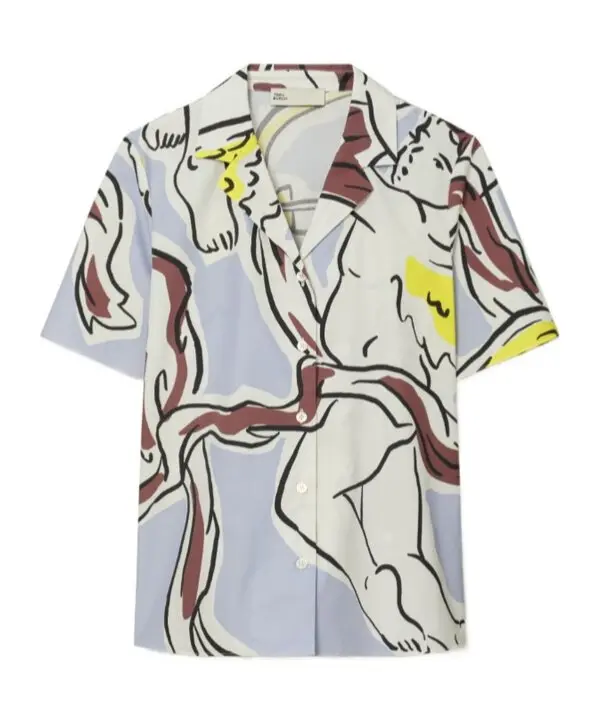 Tory Burch Camp Shirt - White