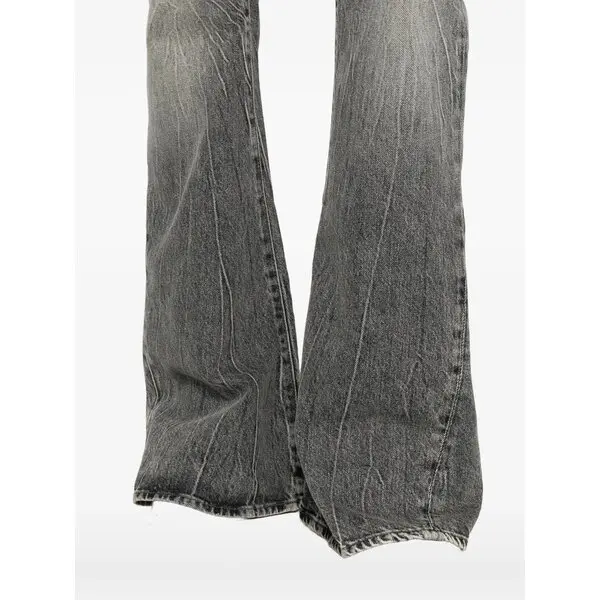 Acne Studios High-waisted Flared Jeans - Gray