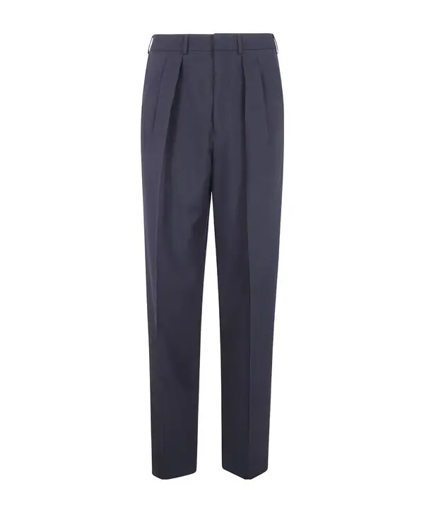 TOM FORD Tailored Trousers With Pleated Design - Black