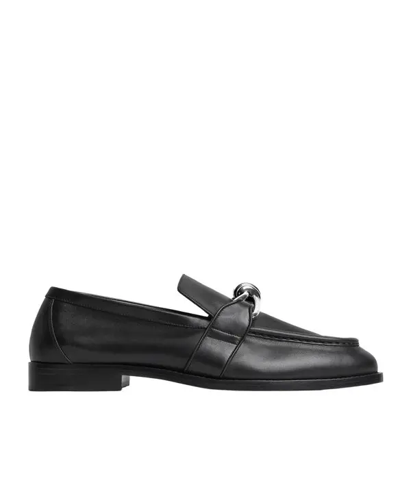 Bottega Veneta Astaire Loafers - Black/silver