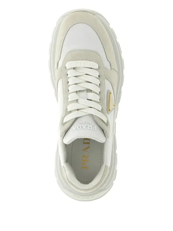 Prada Prax 01 Lace-up Sneakers - White