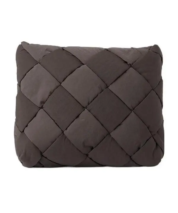 Bottega Veneta Cassette Intrecciato Clutch Bag - Black