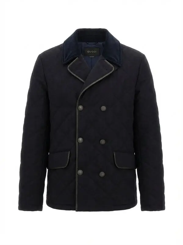 Gucci Double-breasted Quilted Jacket
