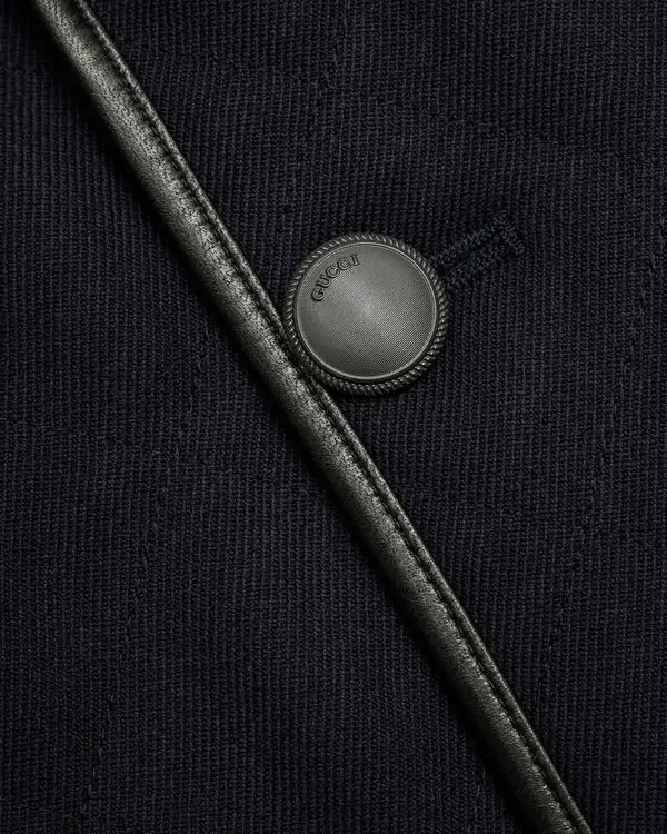 Gucci Double-breasted Quilted Jacket