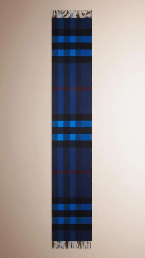 Burberry Plaid Cashmere Scarf