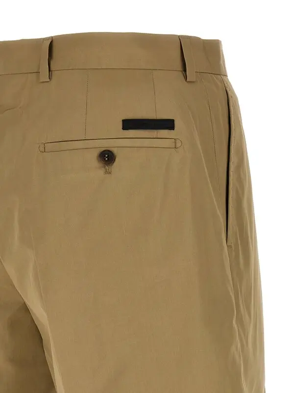 Prada Pleated Tailored Shorts