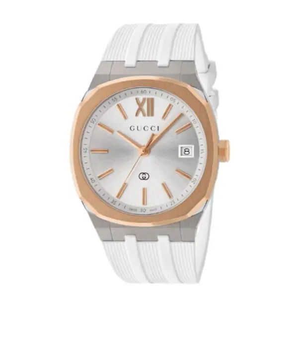 Gucci 25h Watch, 36mm - White