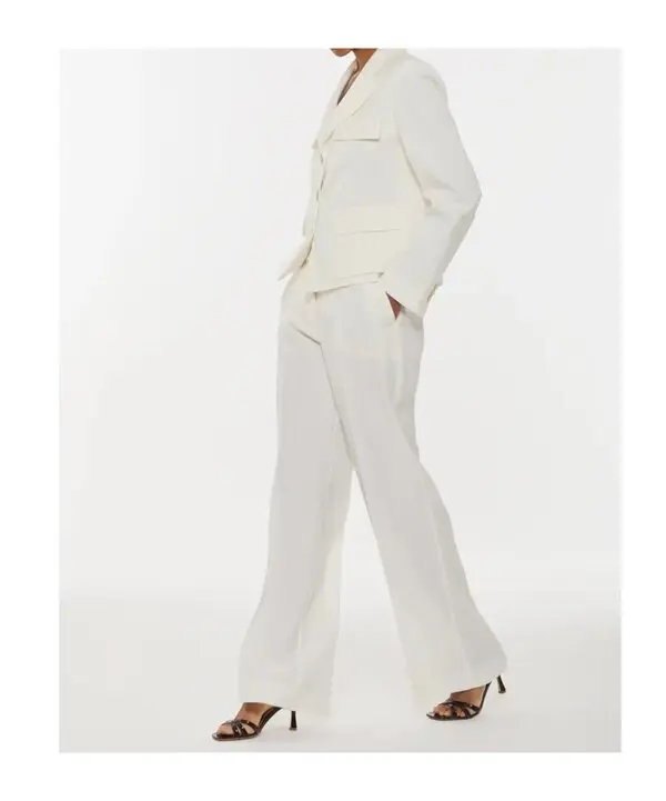 P.a.r.o.s.h Textured Wide Leg Trousers