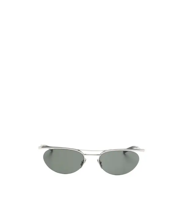 Saint Laurent Oval Frame Sunglasses - Gray
