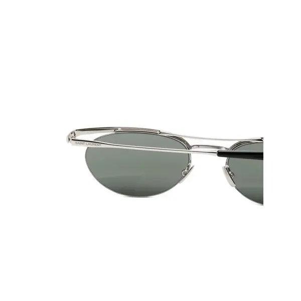 Saint Laurent Oval Frame Sunglasses - Gray