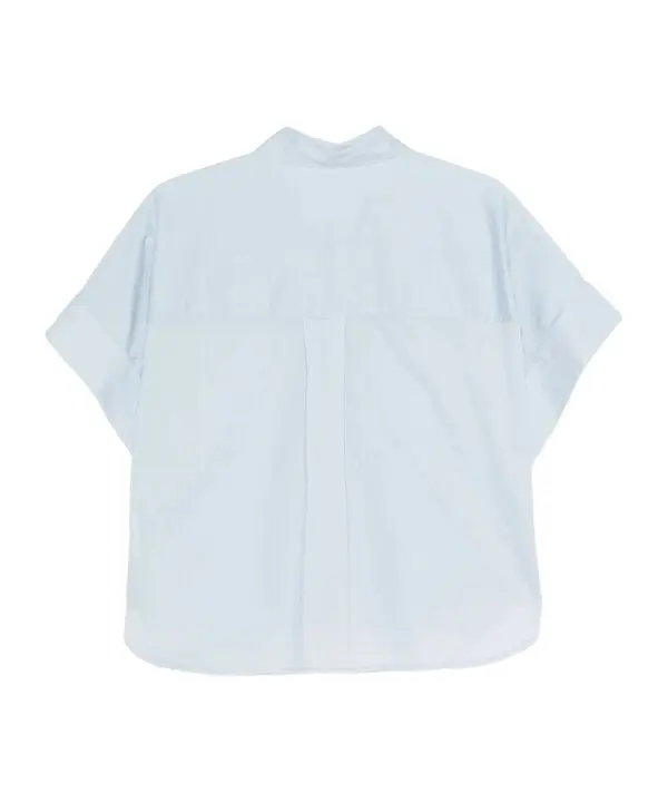 Closed Button-up Shirt - Blue