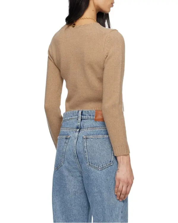 Chloé Cropped Logo Sweater