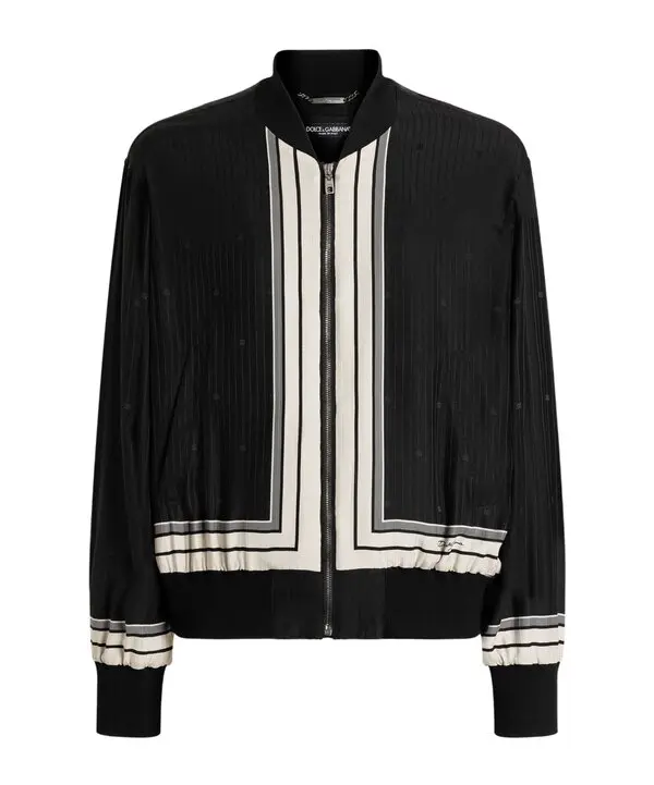 Dolce & Gabbana Printed Bomber Jacket